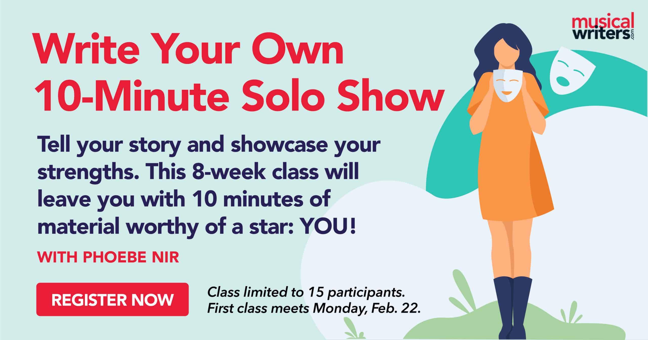 Course: Write Your Own 10-Minute Solo Show | MusicalWriters.com